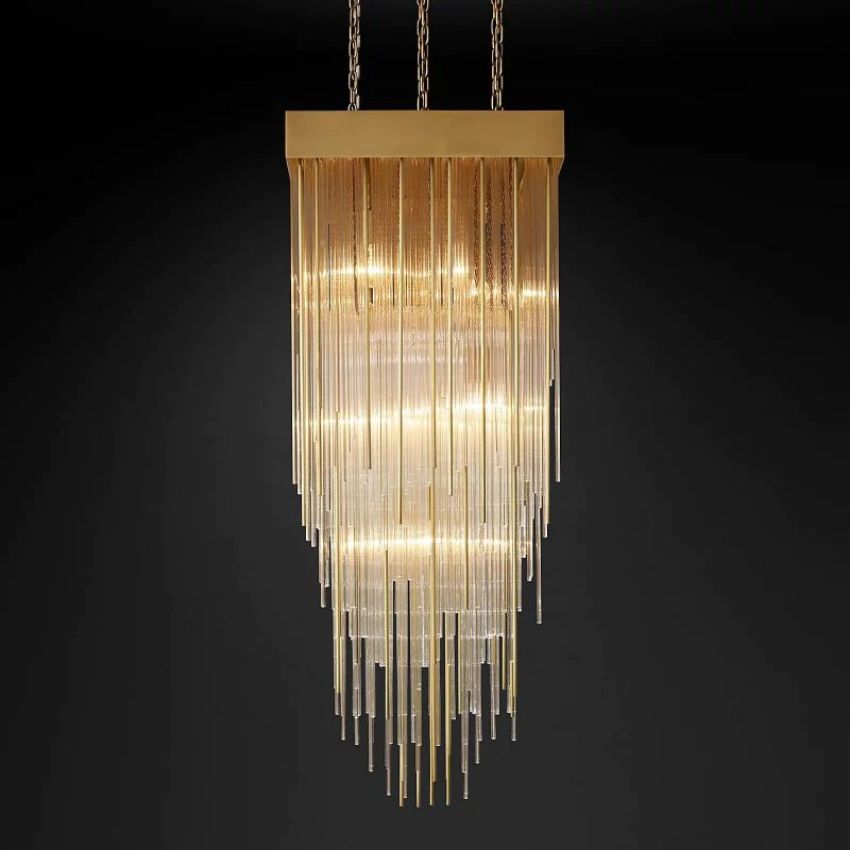 Casocada Square Chandelier 21" – Lumifys