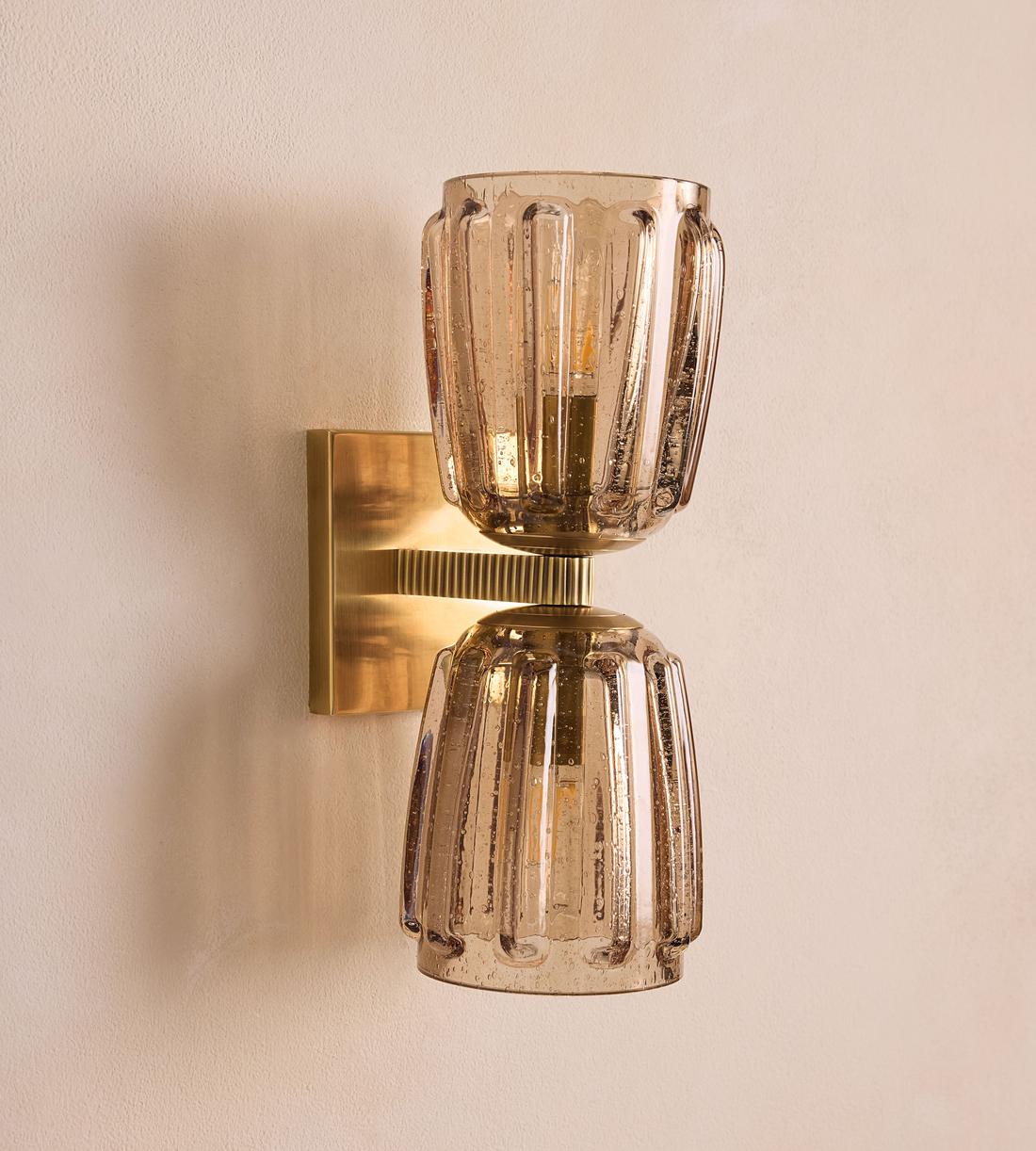 Thea Glass Wall Light 13''H – Lumifys