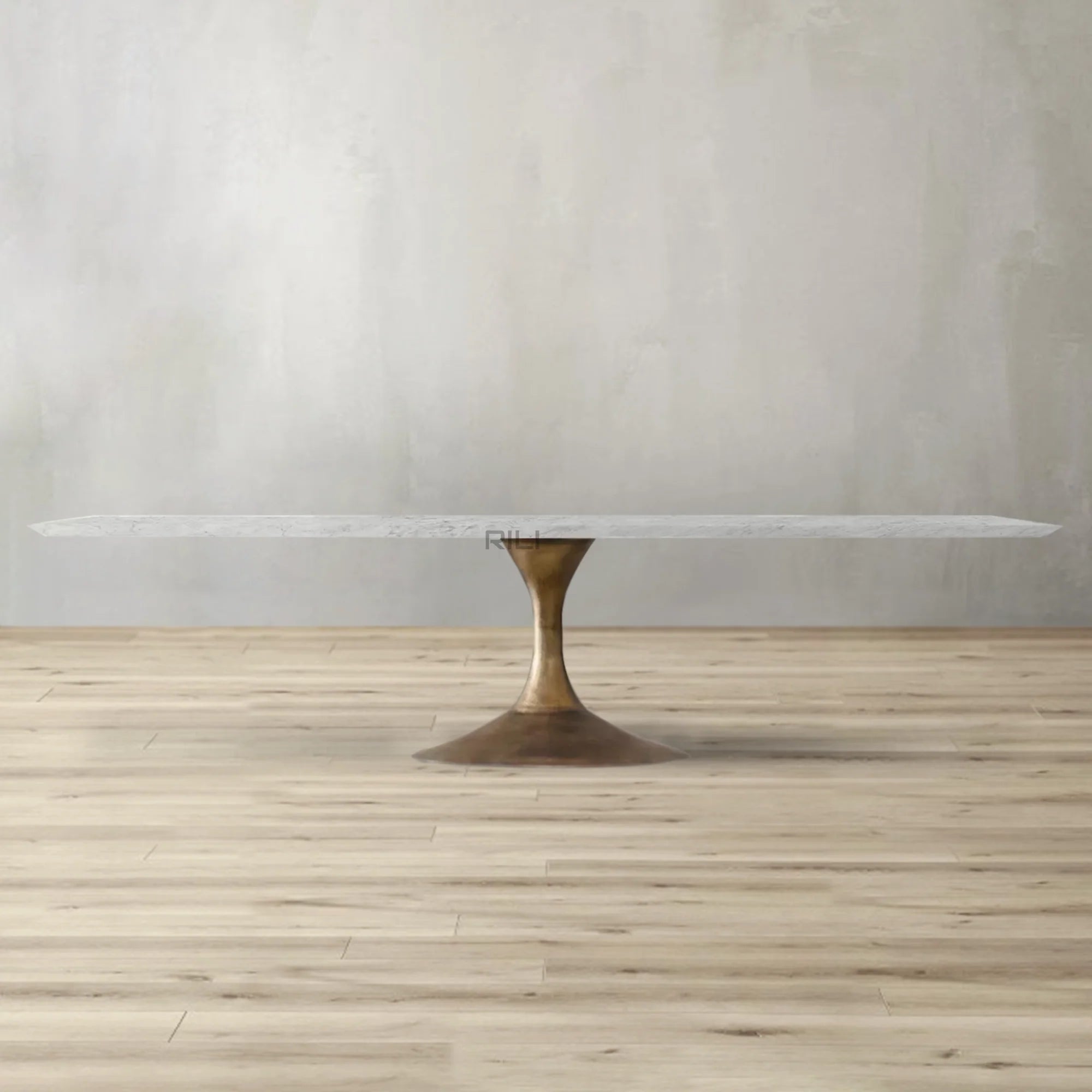 Aero Stone Rectangular Martini Marble Dining Table 72"84"96"108"120"L ...